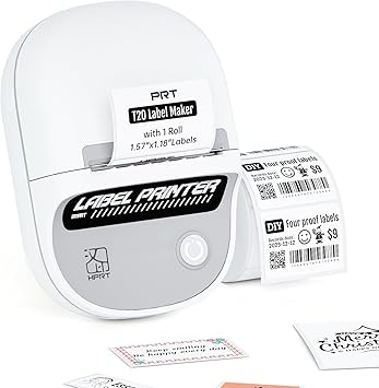 Amazon.com: PRT T20 Label Maker Machine with Tape, RFID Auto ...