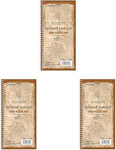 Amazon.com : Tops Phone Message Pad Call Book, Carbonless Paper 2 Part ...