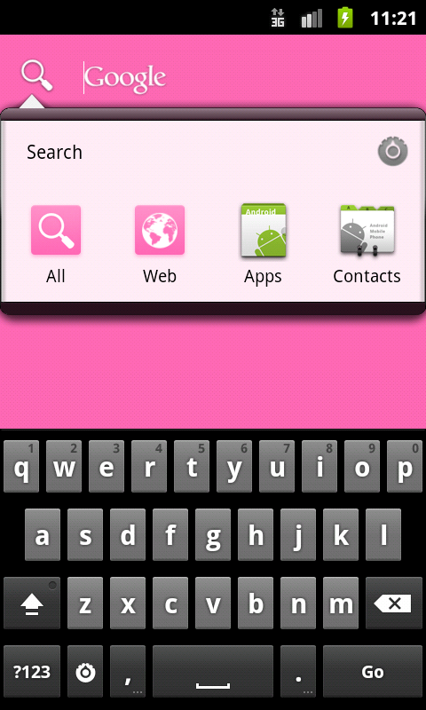 Aplicación Rosa Google para móviles en Amazon Appstore