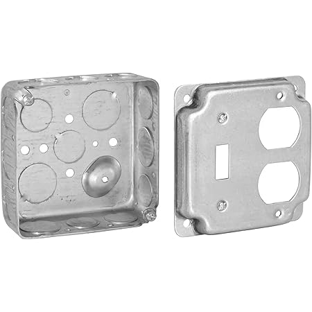 Carlon Shallow Outlet Box 20.0 Cu In Pvc 2 Gang Bulk6 - Electrical ...