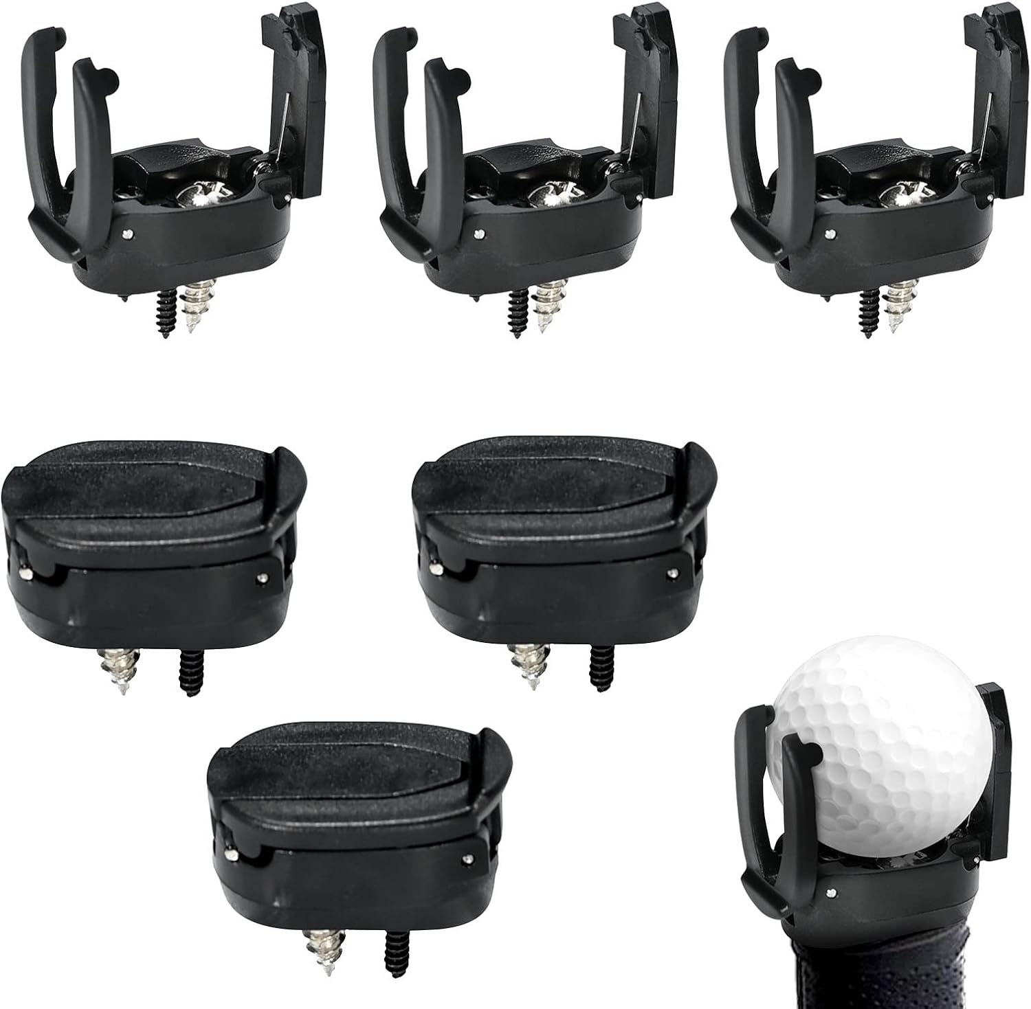 Zreneyfex 6 Pcs Golf Ball Retriever, Golf Ball Picker for Golf Putters ...