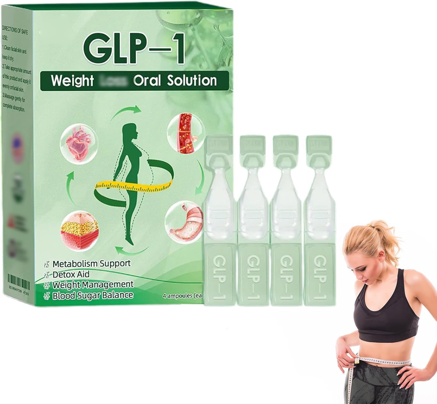 STDEI GLP-1 Lösung zum Einnehmen, GLP-1 Moringa Tropfen, natürliche GLP-1 Supplement Tropfen für ...