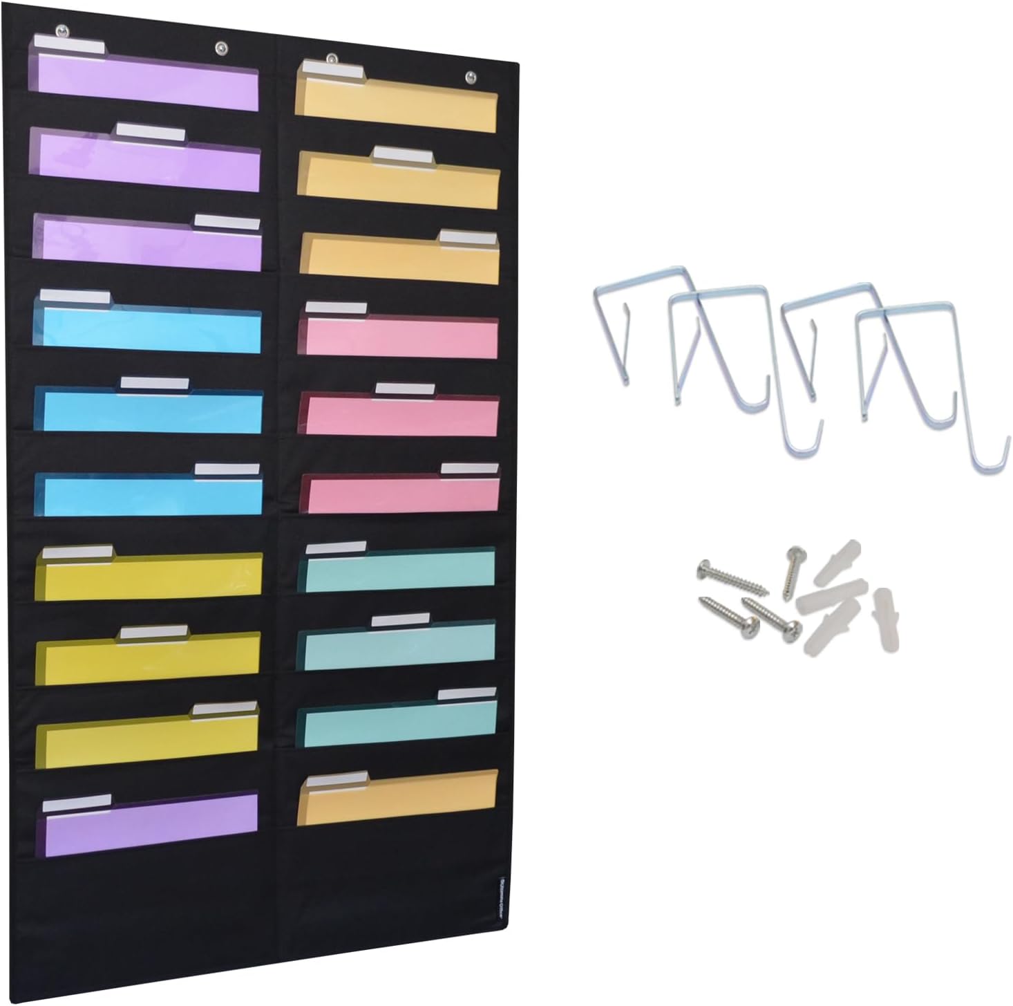 Amazon.com : Ultimate Office WalMaster Heavy Duty, 20-Pocket Wall Chart ...