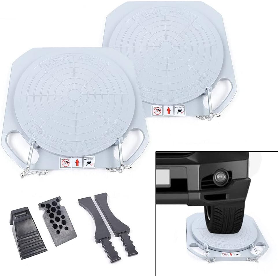 Amazon.com: 2 Pack/1 Pair Wheel Alignment Turn Plates Magnesium Alloy ...