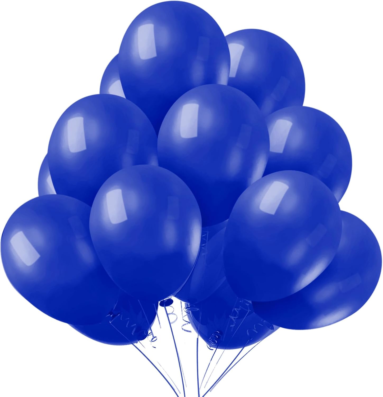Amazon.com: KBZVNAF Royal Blue Latex Party Balloons - 50 Pack 12 inch ...