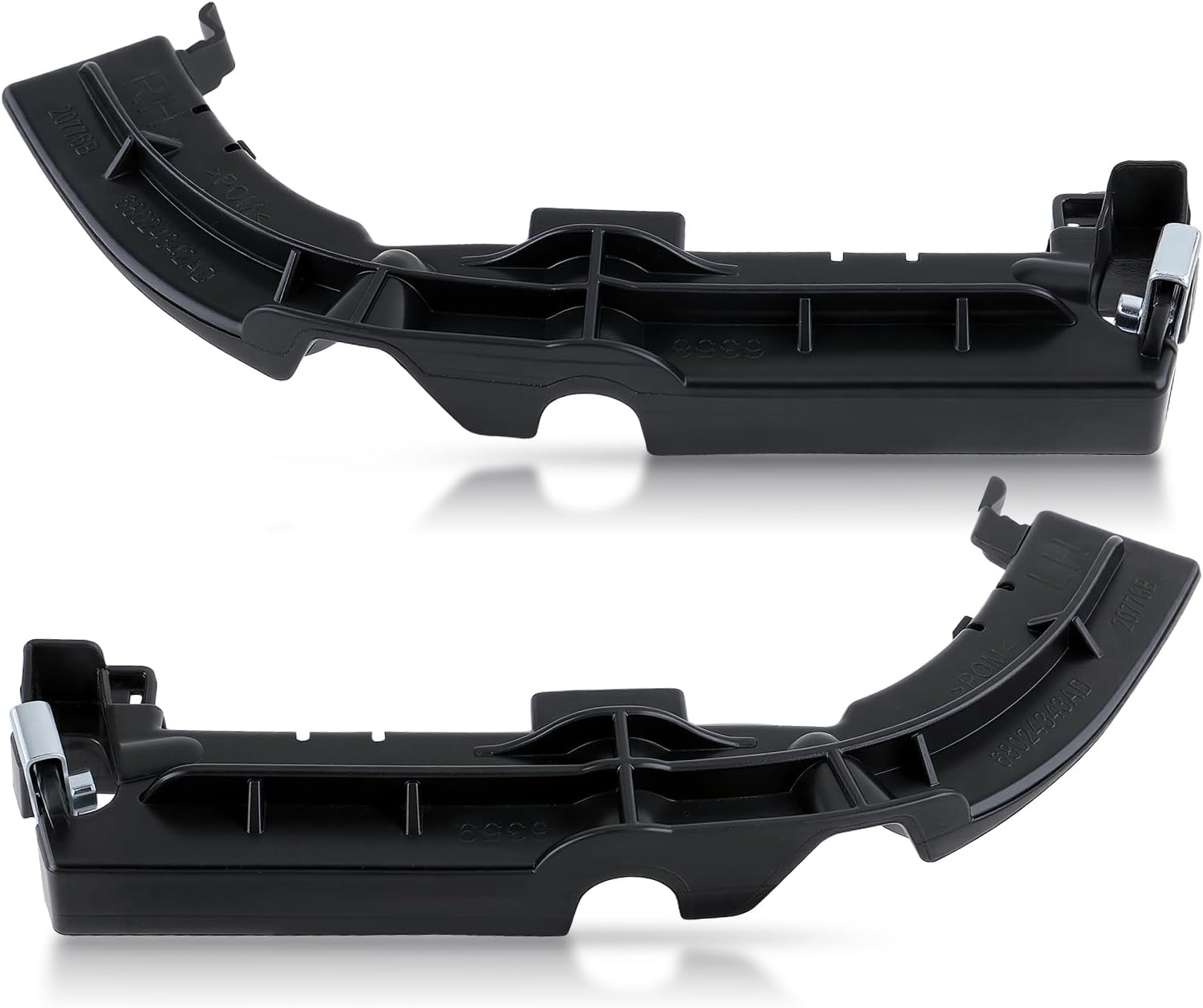 Amazon.com: Carbbia 1 Pair Bumper Support Brackets 68024343AD Front ...