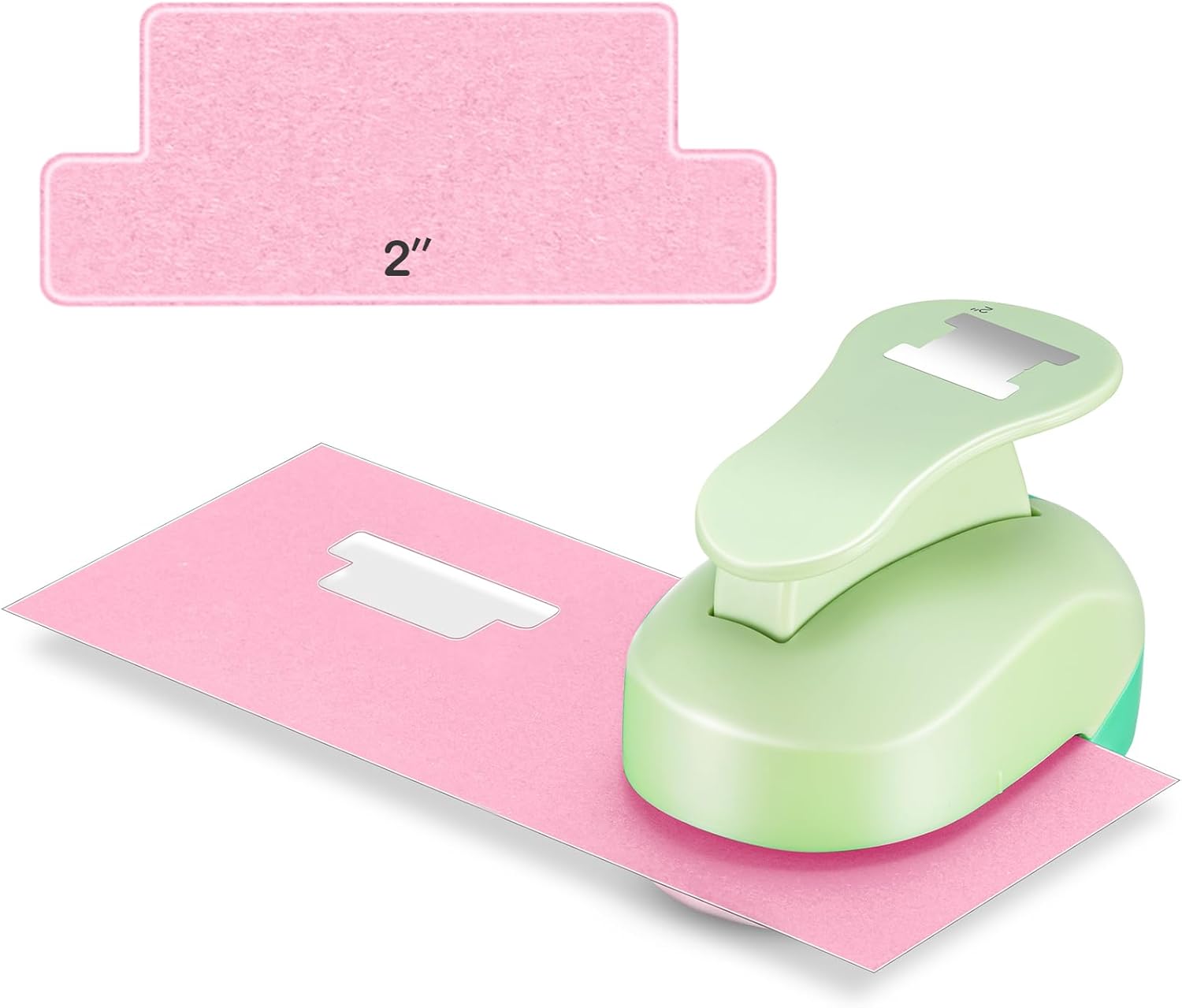 Amazon.com: Sayglossy Tab Punch for Paper Crafts File Tab Punch for ...