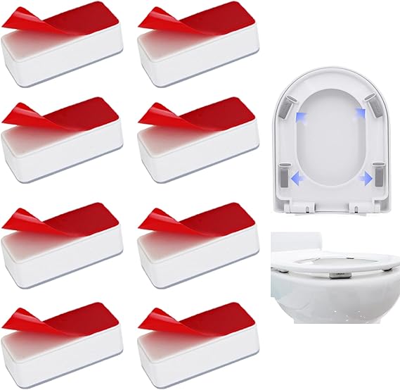 Wc Sitz Puffer Set 8 Stück Toilettensitz Puffer Ersatz Wc Abstandhalter ...