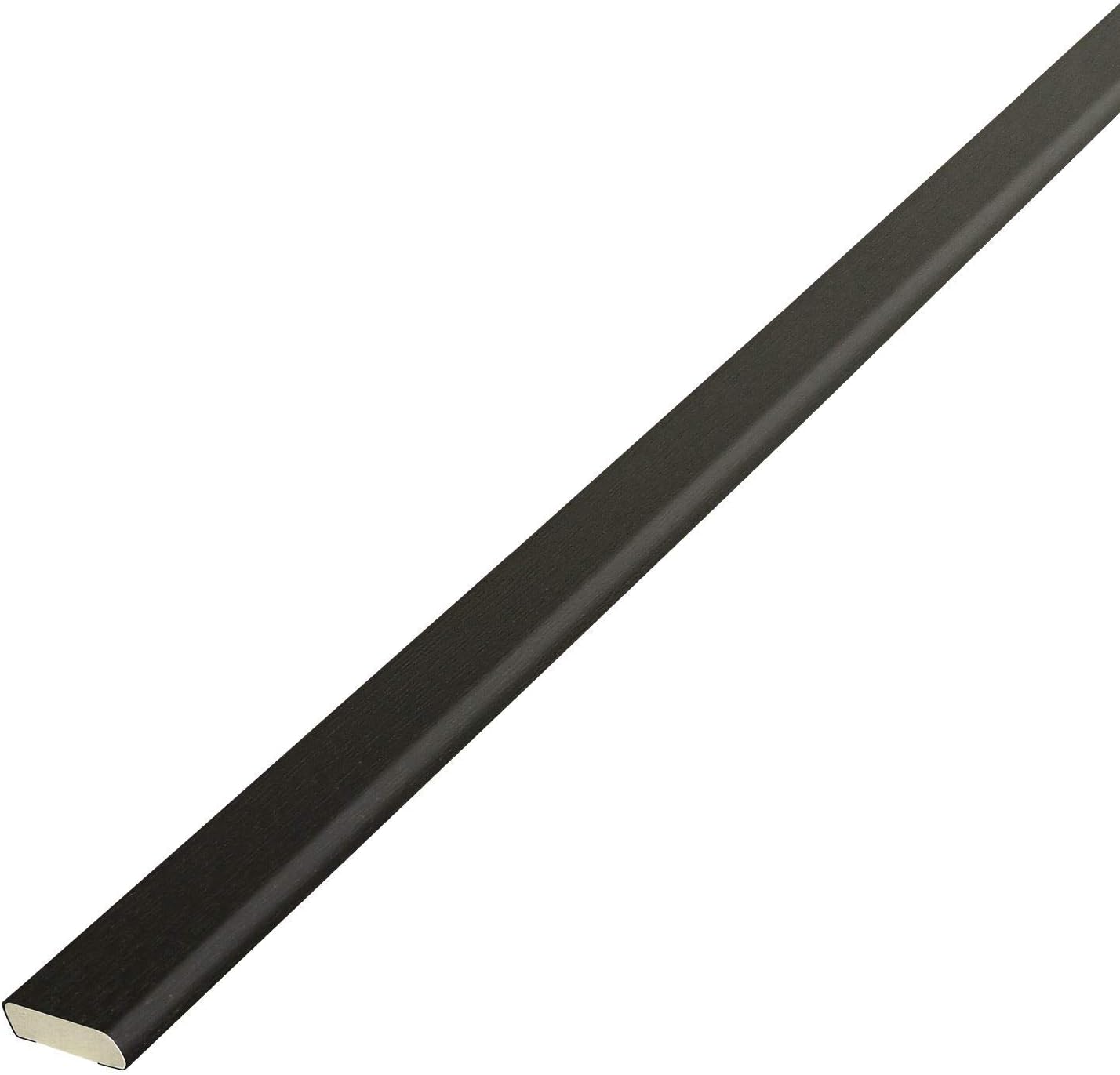 Truly PVC Supplies Black Ash, 30mm x 5m Cloaking Fillet uPVC Plastic ...
