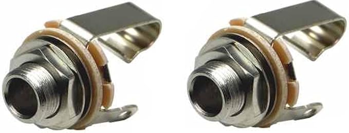 Amazon.com: USBargainsound 2 Pack Genuine Switchcraft #11 1/4" Mono Female Panel Mount Jack ...