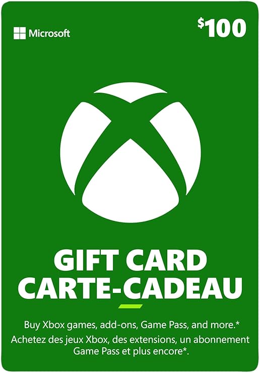 $100 Xbox Gift Card - [Digital Code] : Amazon.ca: Everything Else
