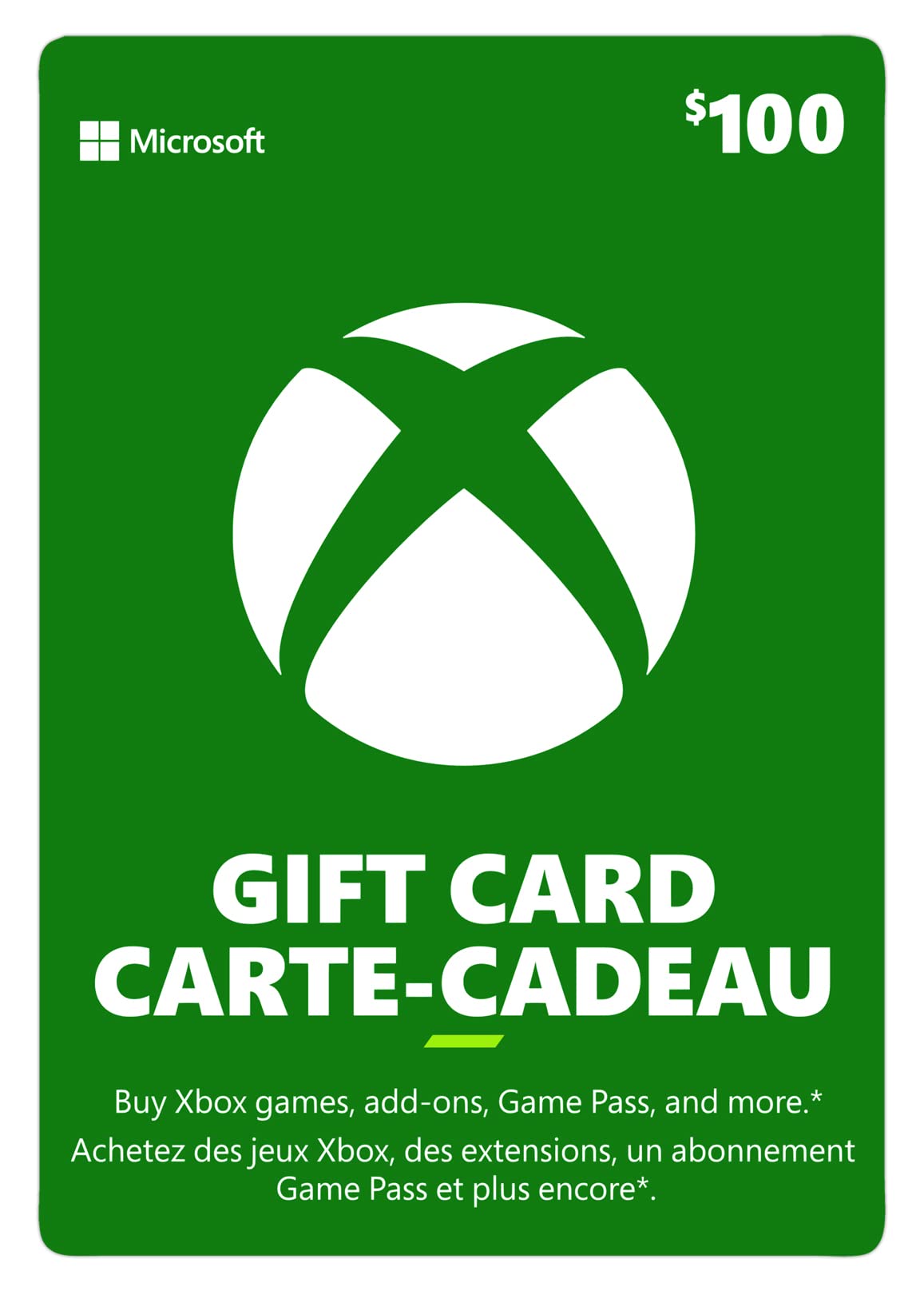 $100 Xbox Gift Card - [Digital Code] : Amazon.ca: Everything Else