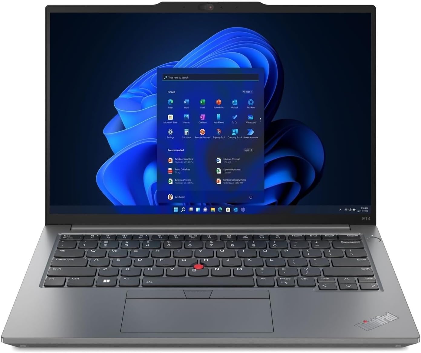 Lenovo Business Laptop Thinkpad E14 Gen 5 - FREE 5 in 1 Hub + Logitech ...