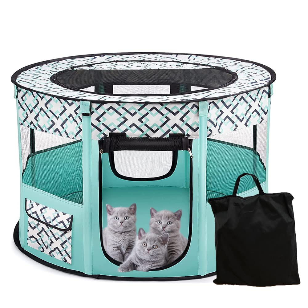 Buy NeoStyle Large Foldable Pet Playpen Tent,Portable Pet Play Pen,Cat ...