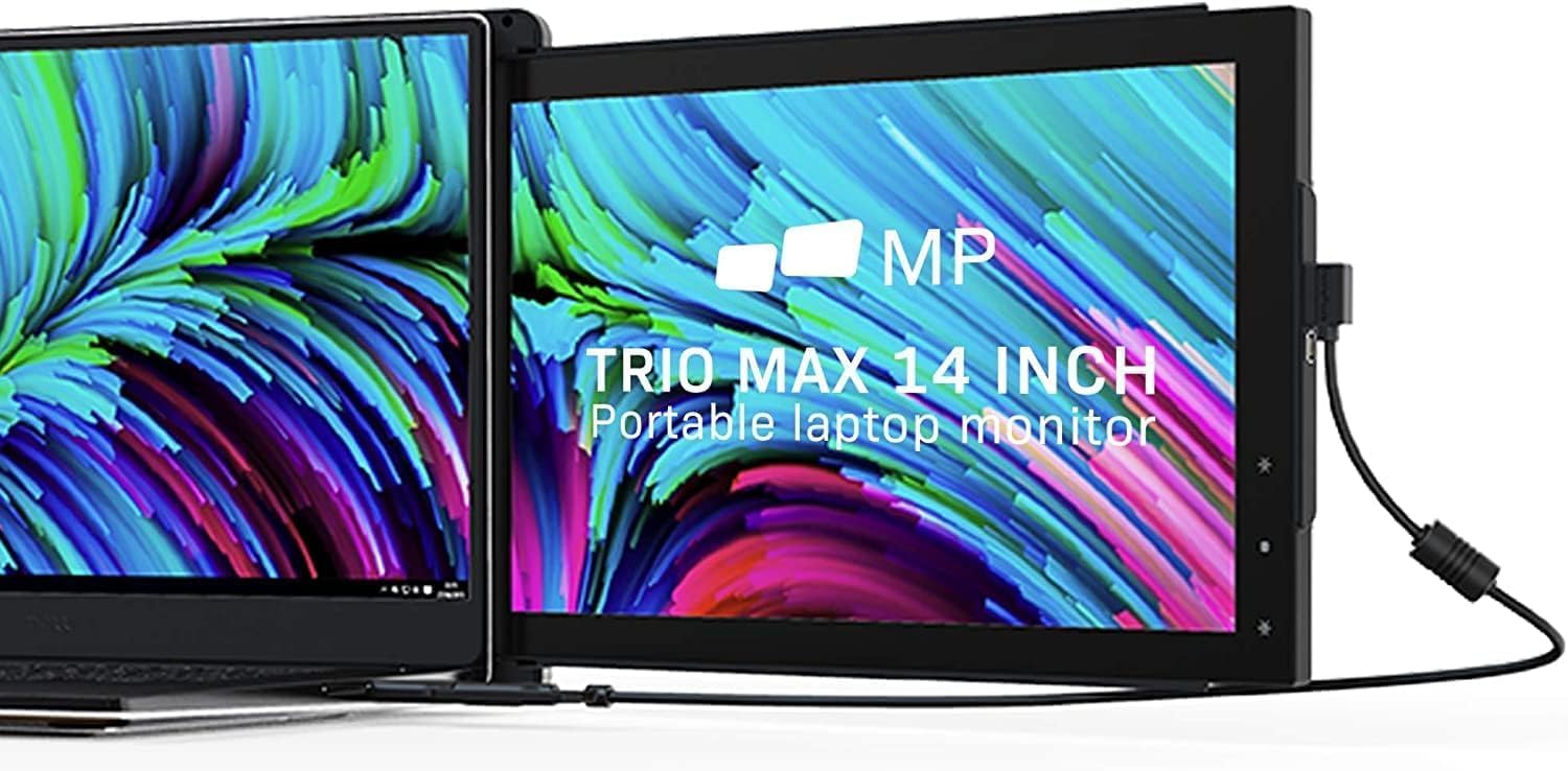 Mobile Pixels Trio Max Portable Monitor, 14'' Full HD IPS Dual Triple ...