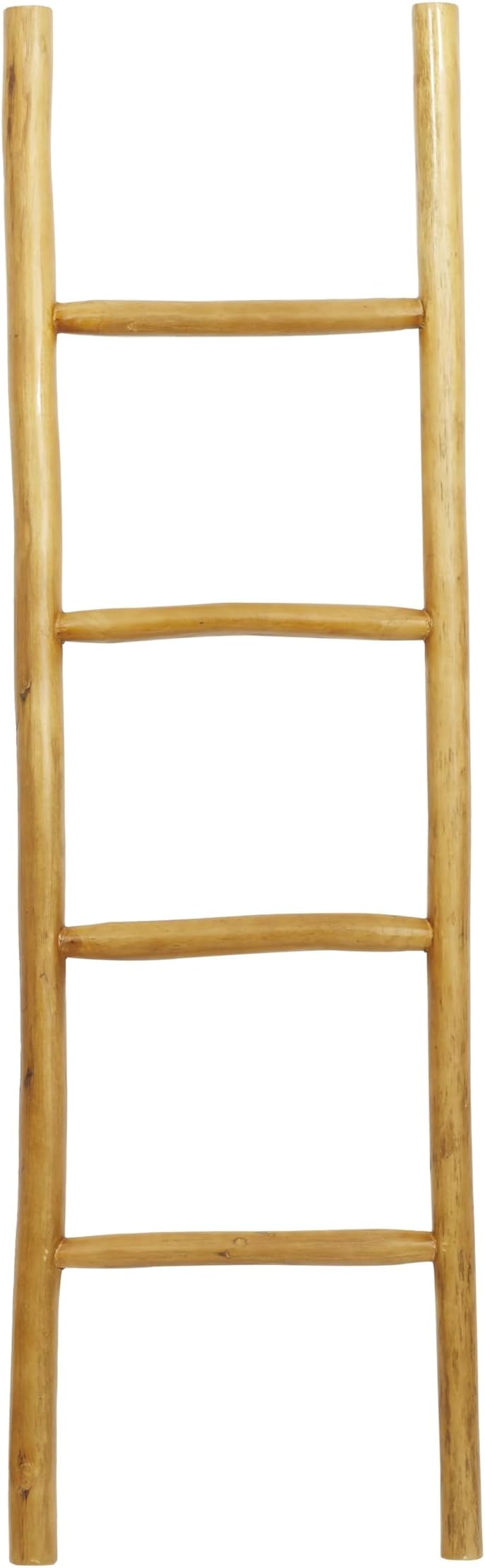 Amazon.com: Deco 79 Wood Partition Ladder Ladder 15 Rack Privacy Screen ...