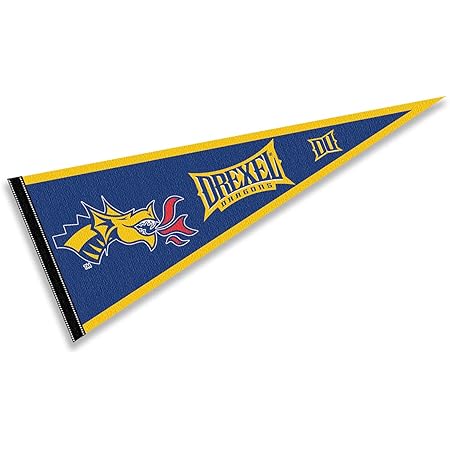 Amazon.com : Drexel University Dragons Pennant Flag : Sports & Outdoors