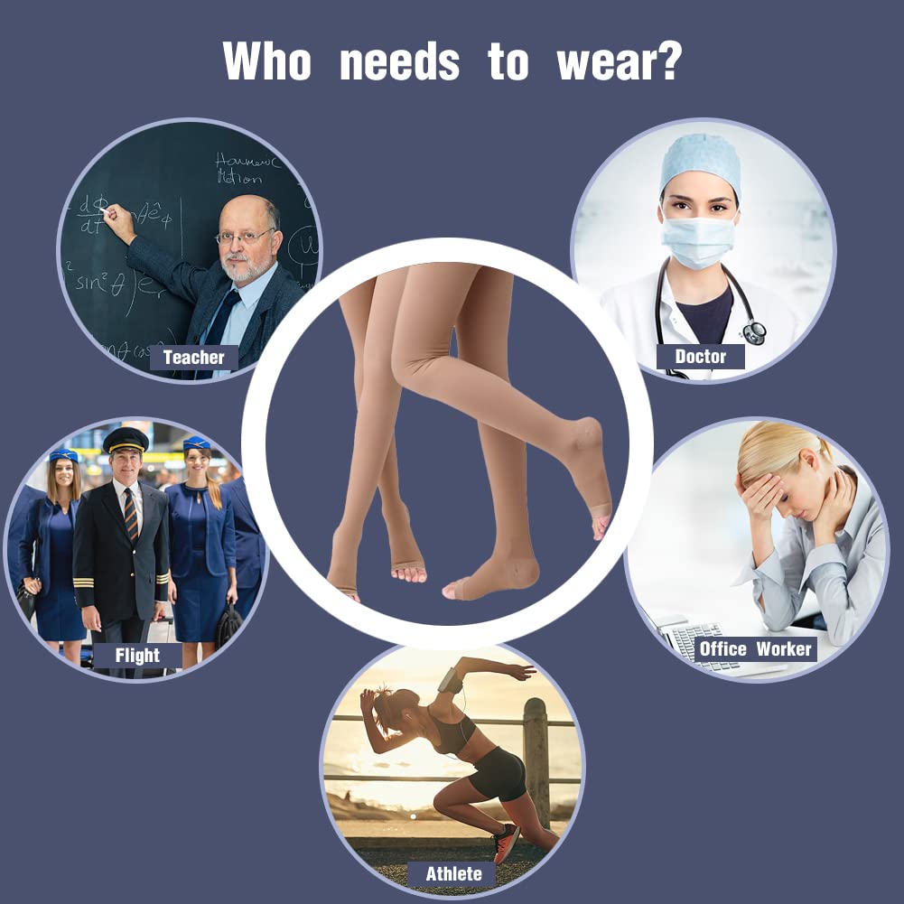 Snapklik.com : SZKANI Medical Compression Leggings For Women 20-30 Mmhg ...