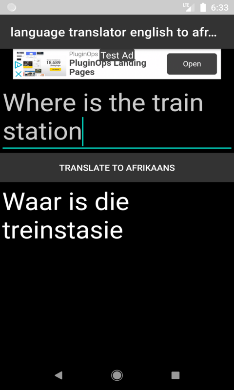 Language Translator English to Afrikaans:Amazon.com:Appstore for Android