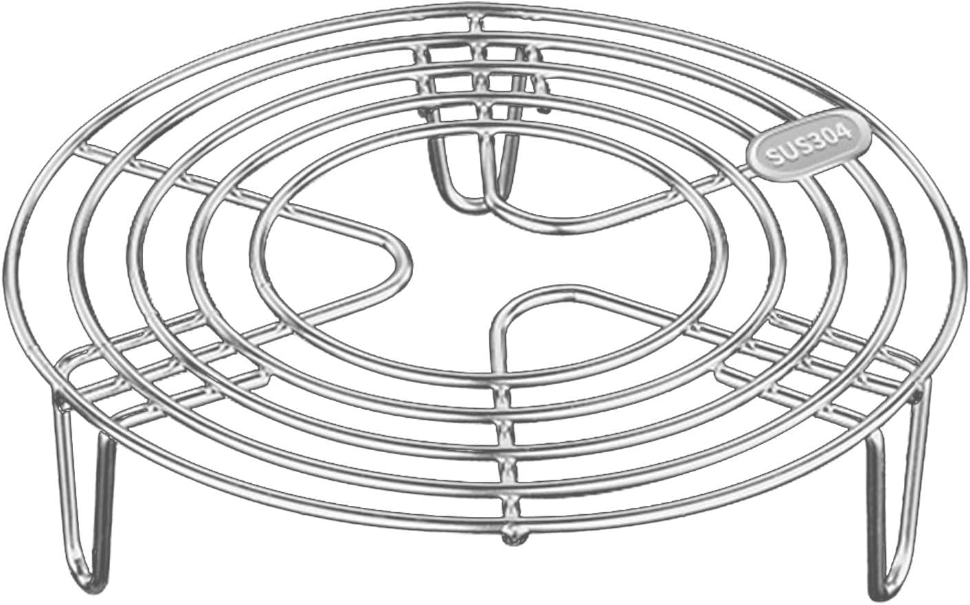 Amazon.com: Trivet Rack Stand - Round Steam Rack | Wire Steamer Kettle ...