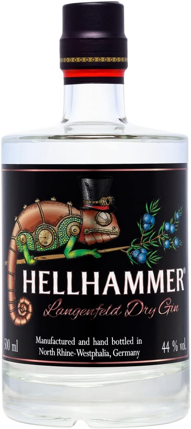 Hellhammer Langenfeld Dry Gin International Gold prämierter London Dry ...