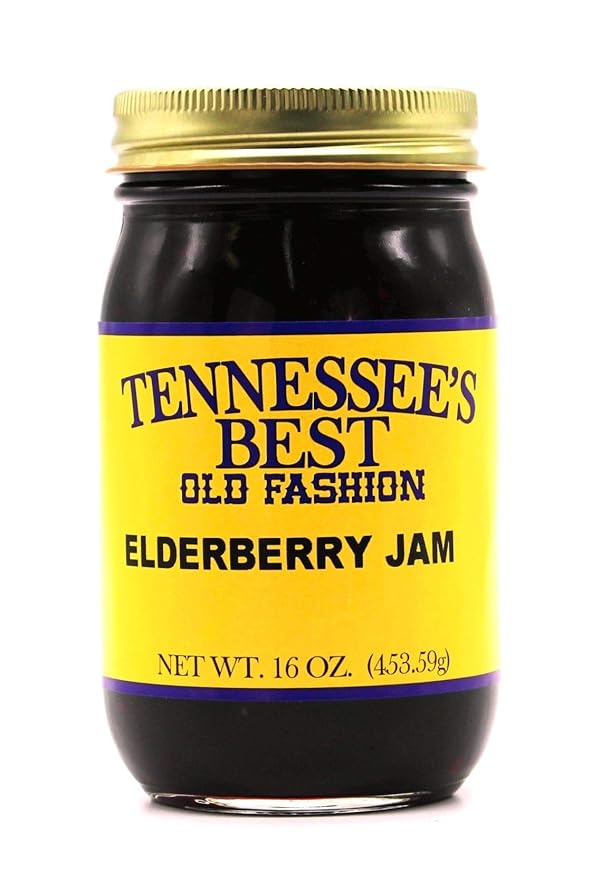 Amazon.com: Tennessee's Best Old Fashioned Elderberry Jam | Handcrafted With Simple Ingredeints ...