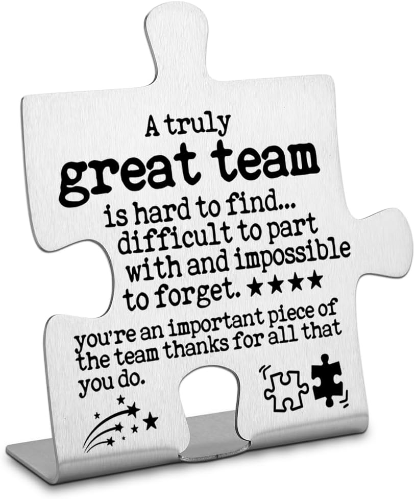Amazon.com: Inspirational Teamwork Office Decor, Team Gifts for ...