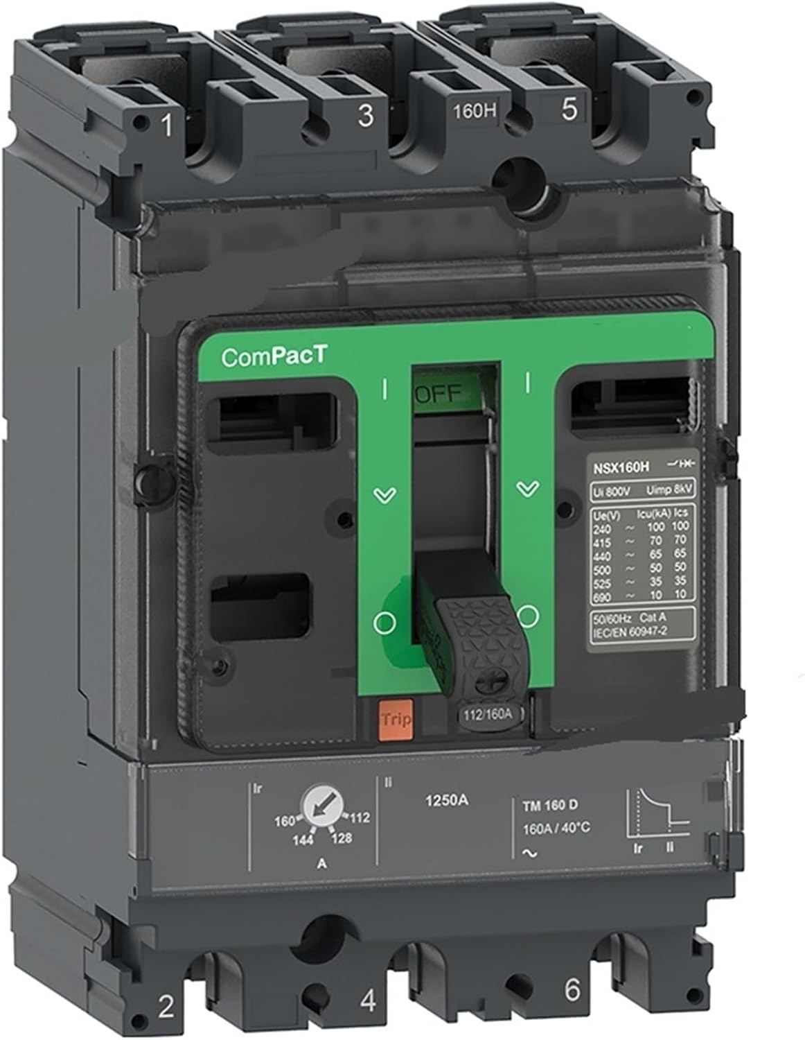 Amazon.com: WYNUJINE NSX Fixed Complete Plastic case Circuit Breaker,3P ...