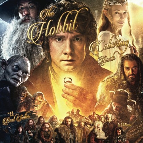 #11 Coloring Book The Hobbit: Best Seller, Anxiety and Stress Relief ...
