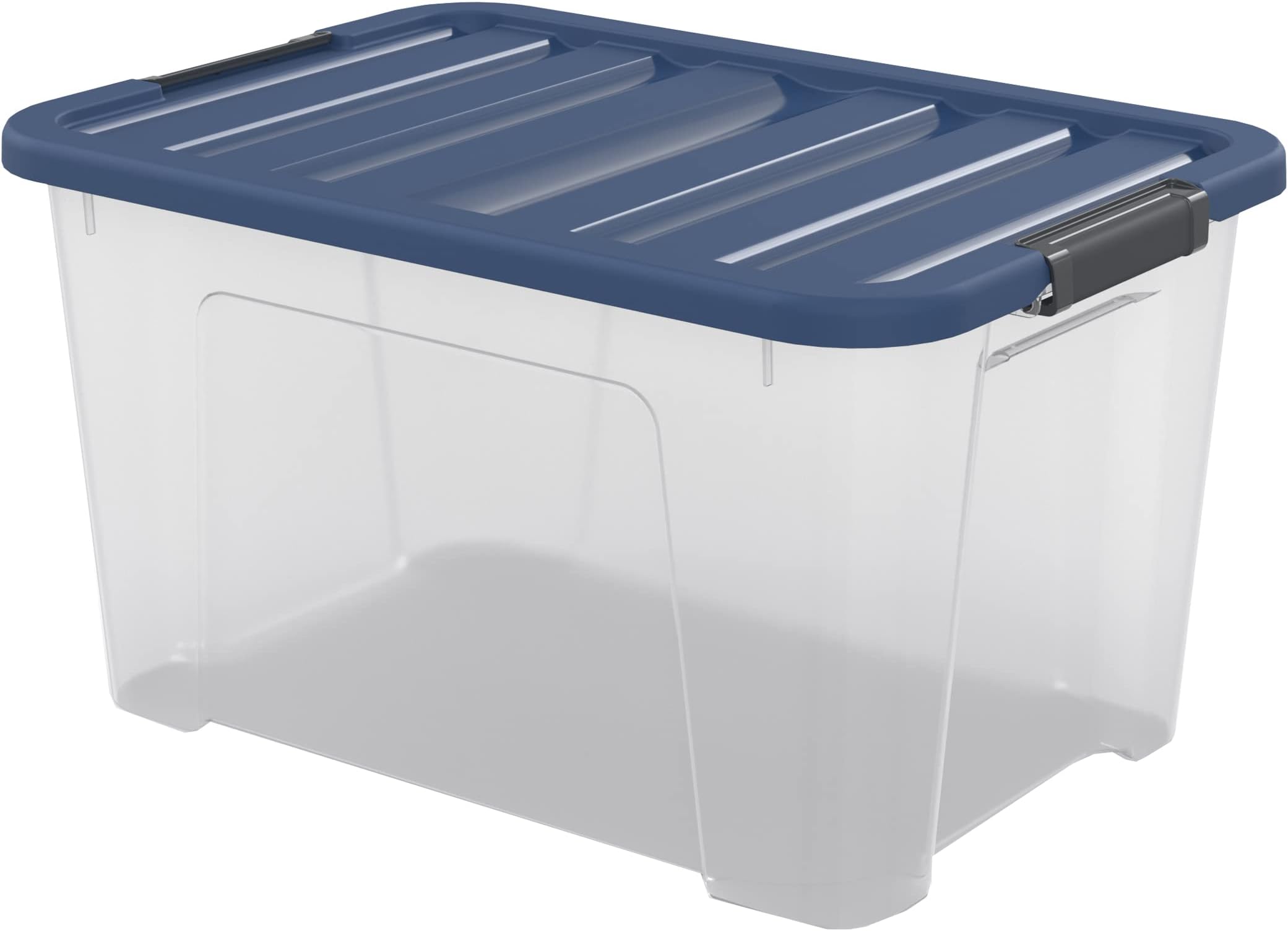SUNDIS Wave Box, boîte de rangement avec couvercle clipsable 45l, en ...