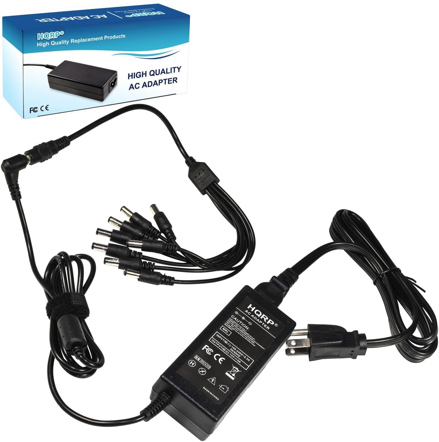 Amazon.com: HQRP 12V 5A Power Supply Security Camera AC Power Adapter ...