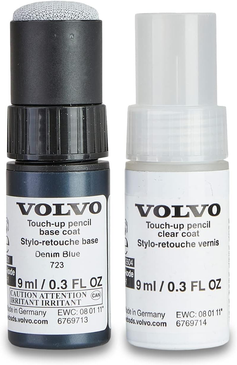 Volvo Original 723 Denim Blue Metallic Lackstift Set - 9ml Basislack ...