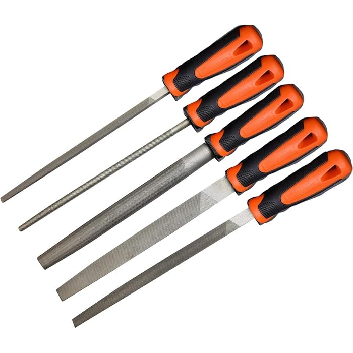 Buy Edward Tools Harden Pro 8” File Set - 5 Piece Set Includes Wood ...