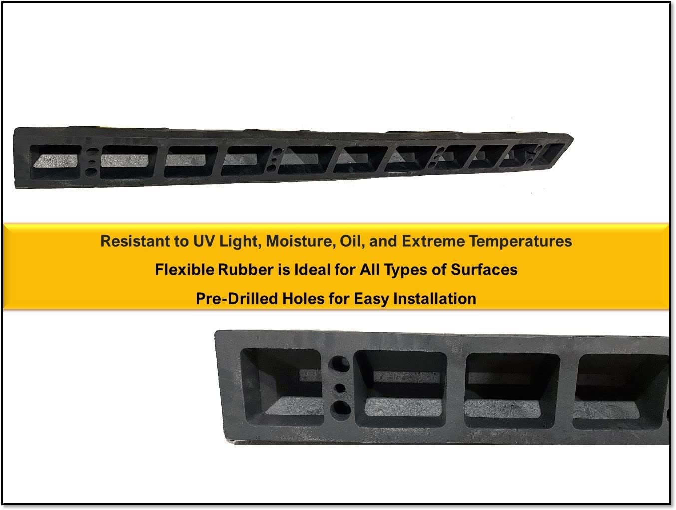 Traffic Kontrol Parking Stopper for Garage or Parking lot – 72” Long ...
