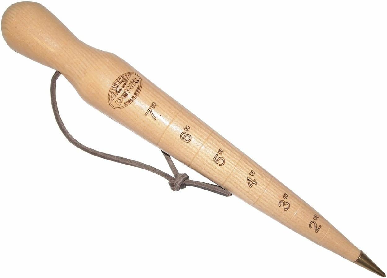 Amazon.com : DeWit Wooden Dibber with Depth Measurements and Brass Tip ...