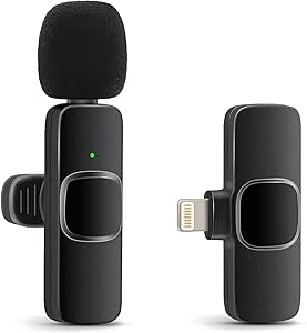 Amazon.com: Ayehe Micrófonos inalámbricos de solapa Lavalier para ...