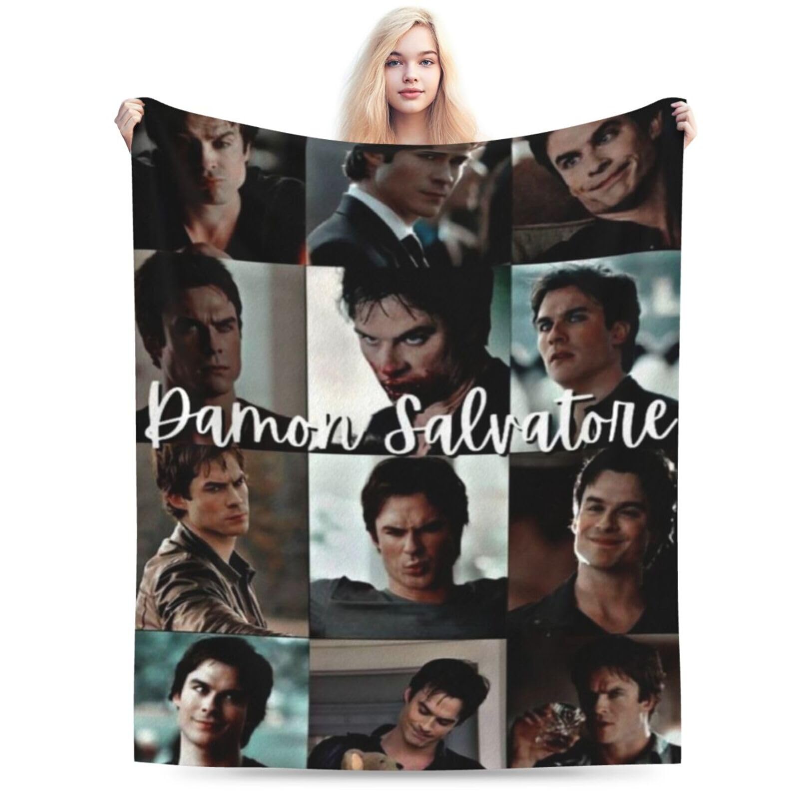 Amazon.com: Blankets Damon Actor Salvatore Air Conditioning Flannel ...
