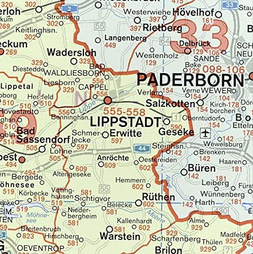 Amazon.com : Germany Postcode Map for Business : Office Products