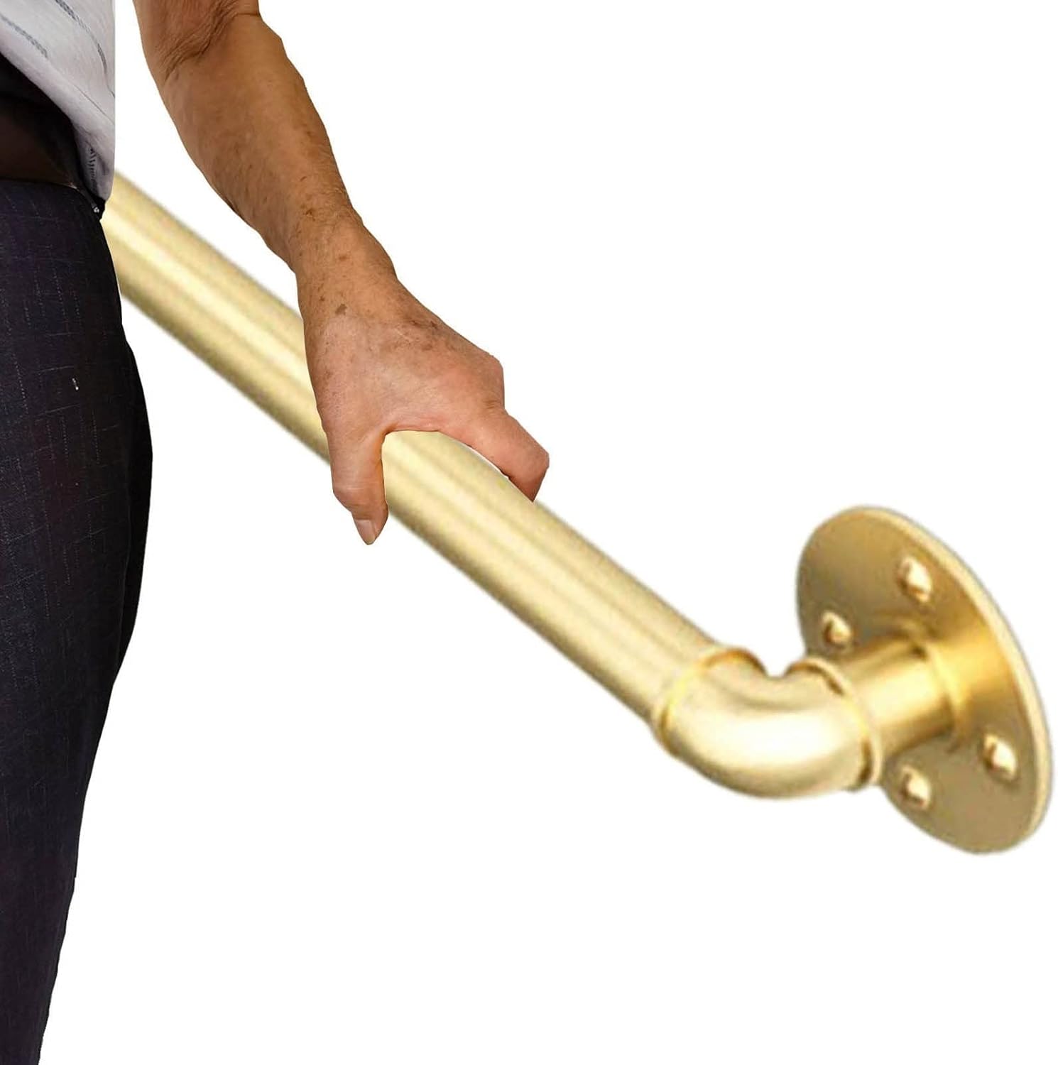 Amazon.com: Luyckfrazy Handrail for Stairs Industrial Wrought Iron Wall ...