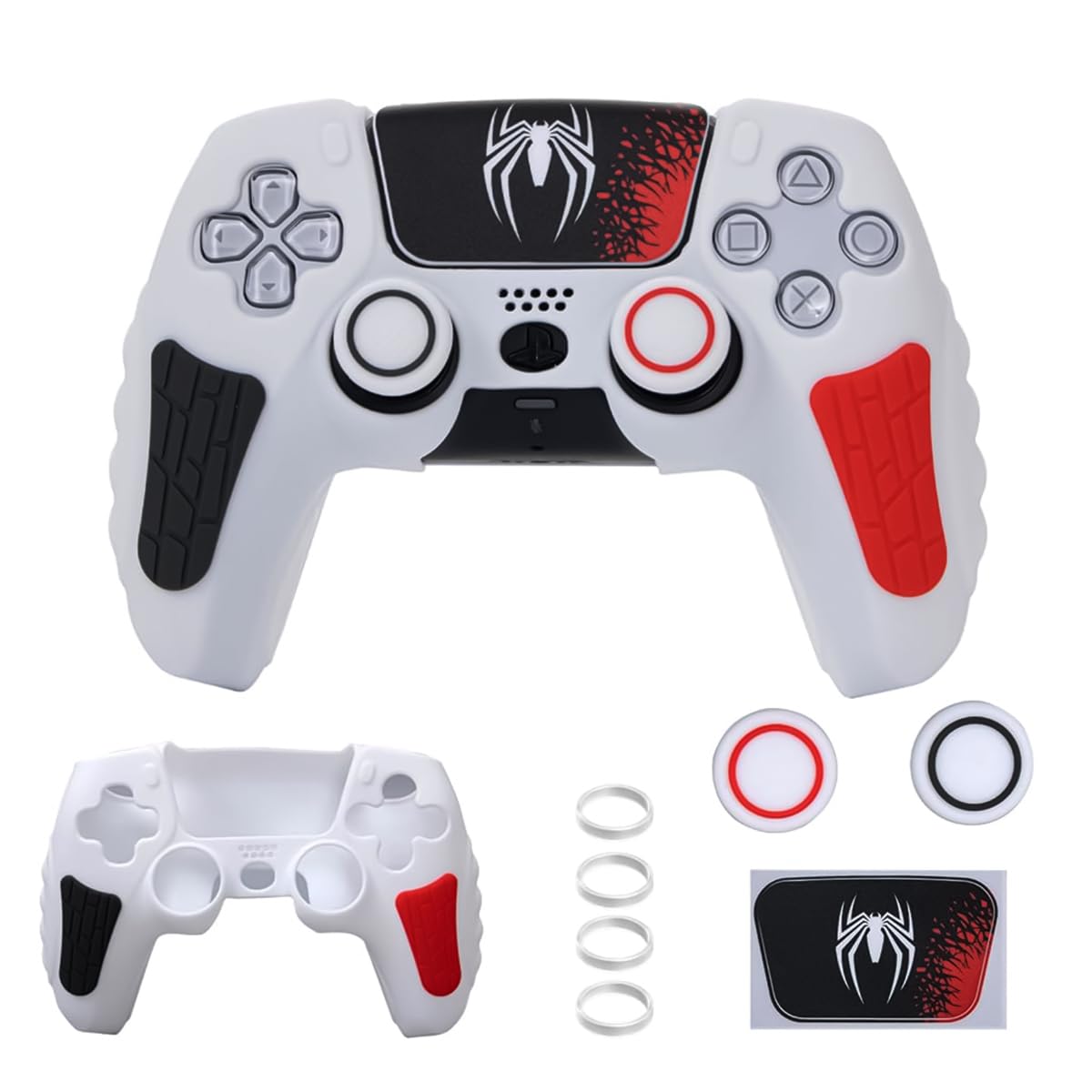 Verilux® PS5 Controller Cover Case, Anti-Slip Sweat Proof Silicone ...