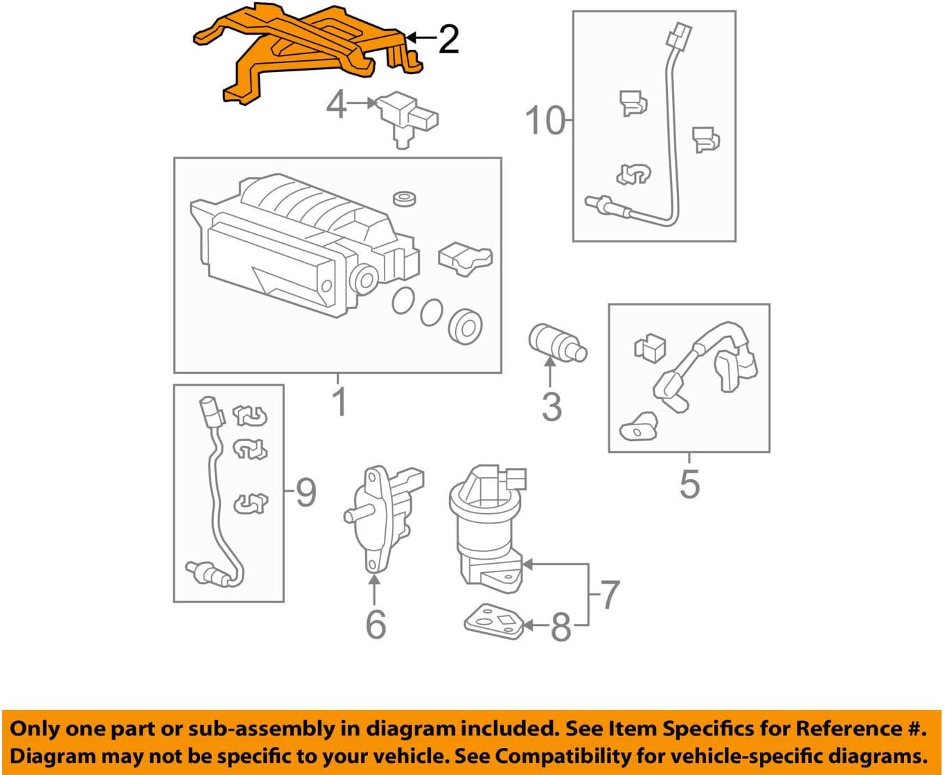 Amazon.com: Genuine Honda 17358-SZA-A00 Air Intake Canister Bracket ...