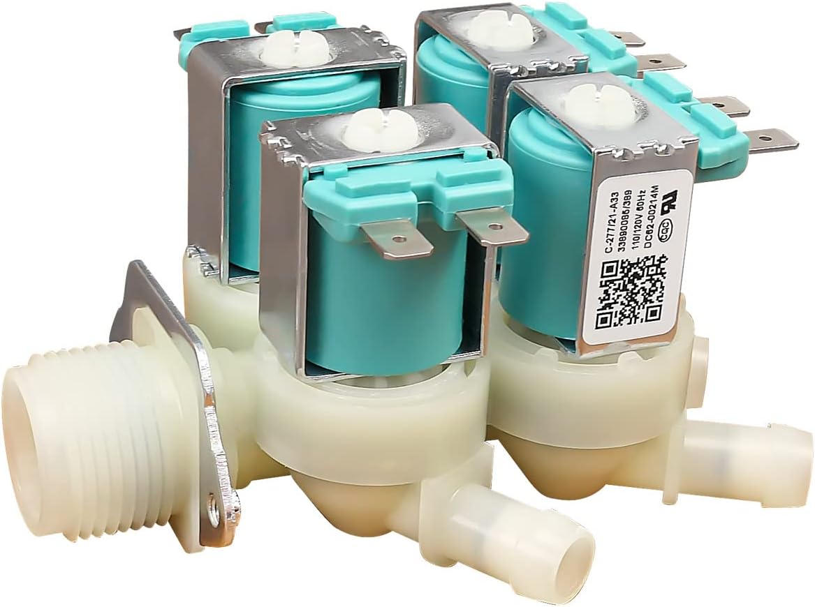 Amazon.com: DC62-00214L Washing Machine Cold Water Inlet Valve Fit for ...