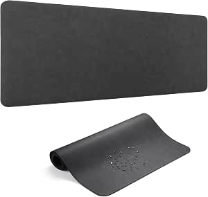 Amazon.com: Leather Desk Pad Protector, Office Desk Mat, Large Laptop ...