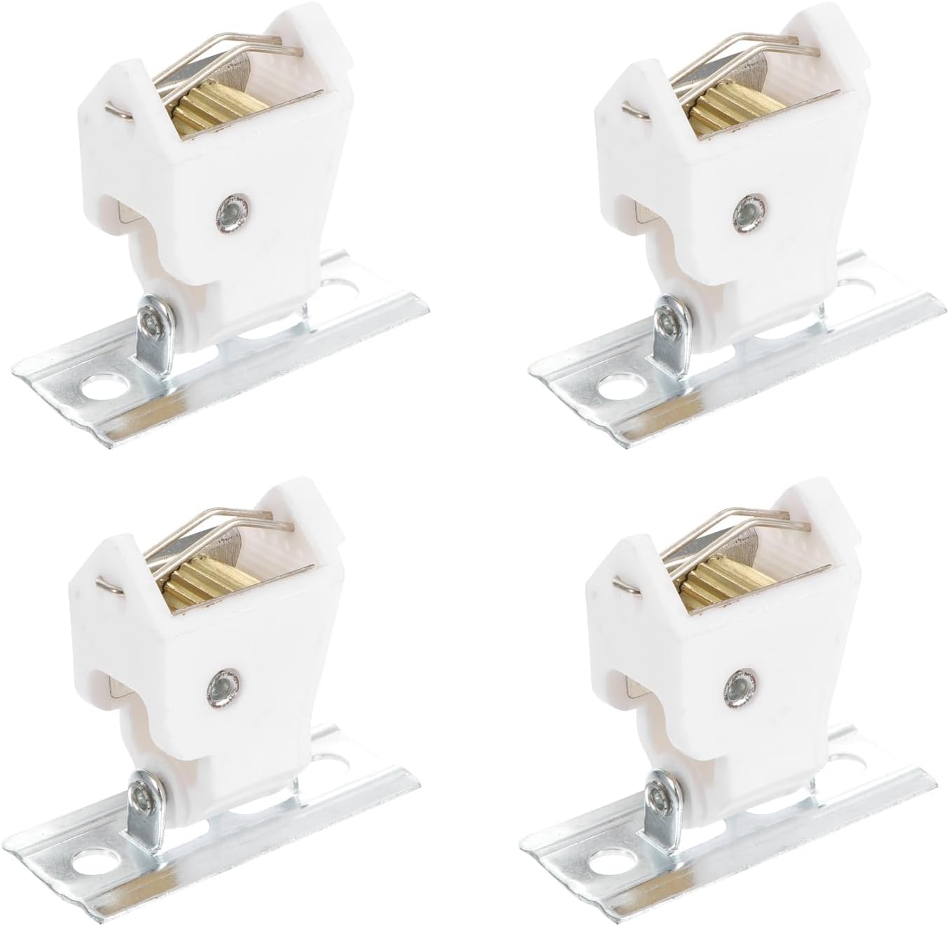 Amazon.com: 12 Sets Bamboo Curtain Lock Roman Shades Lock Pulley Metal ...