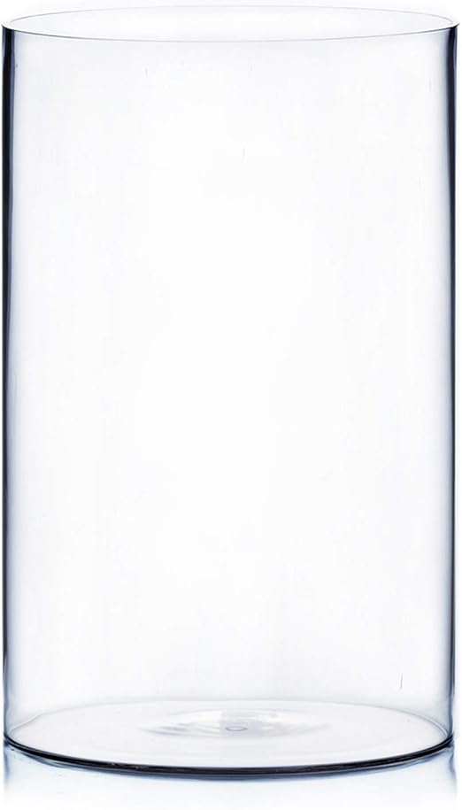 Amazon.com: WGV Cylinder Vase, Width 10", Height 16", Clear Wide Large ...