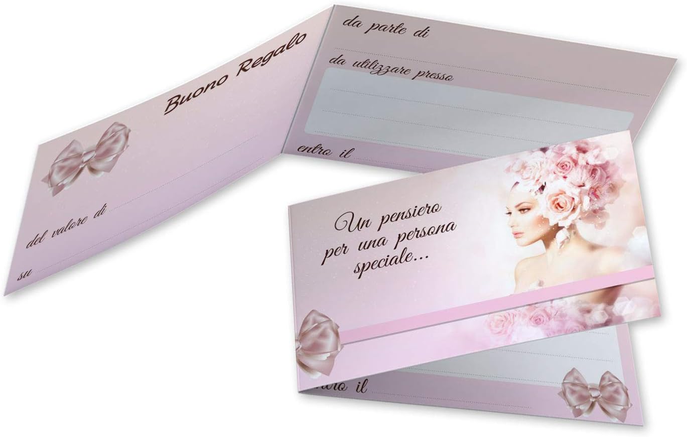KOÏLWËS 50 Buoni Regalo per Tutti i Negozi di Abbigliamento, Estetista ...