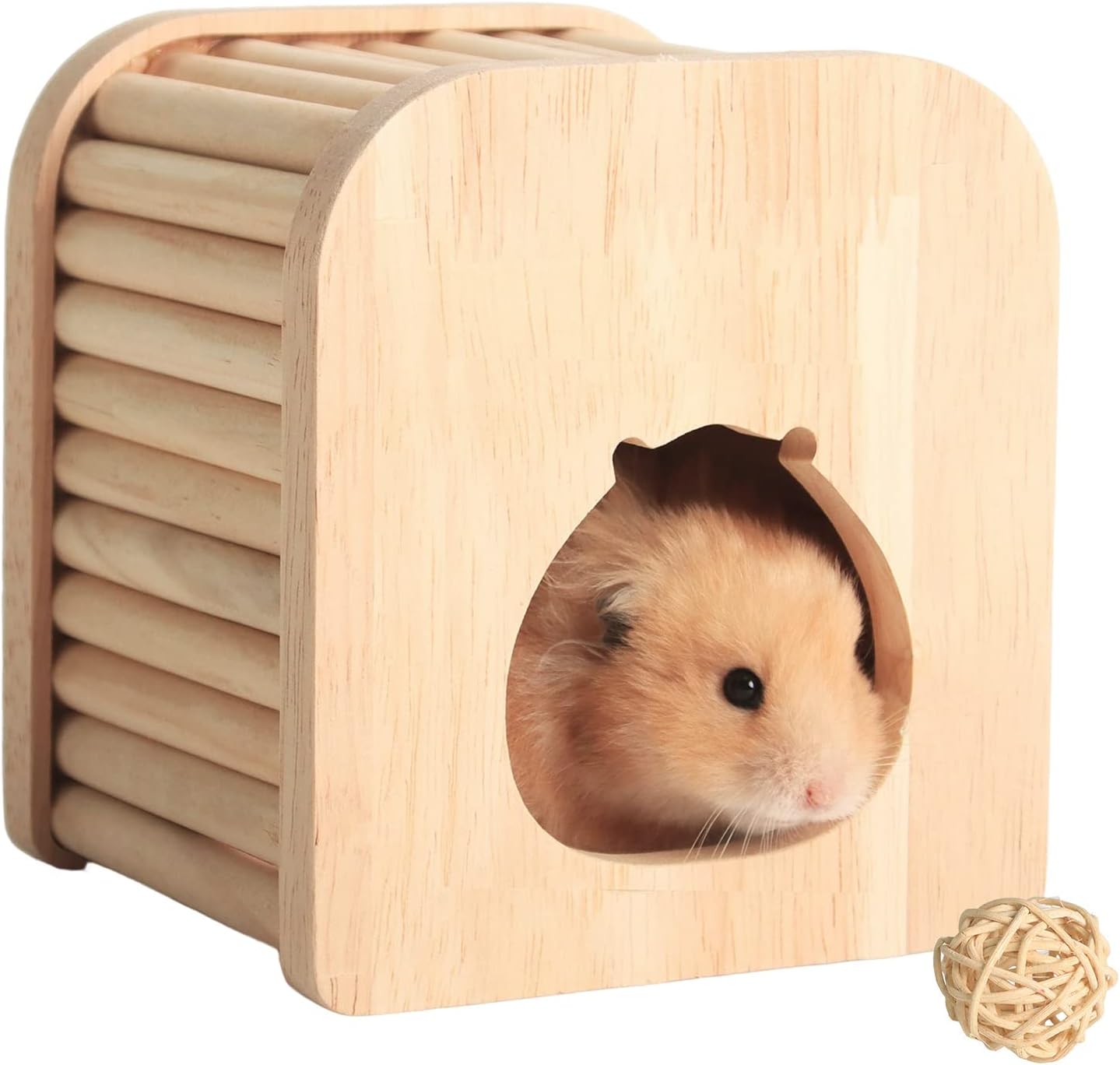 Amazon.com : MPMLMF Hamster Sleeping House Hideout& Hamster Wood ...