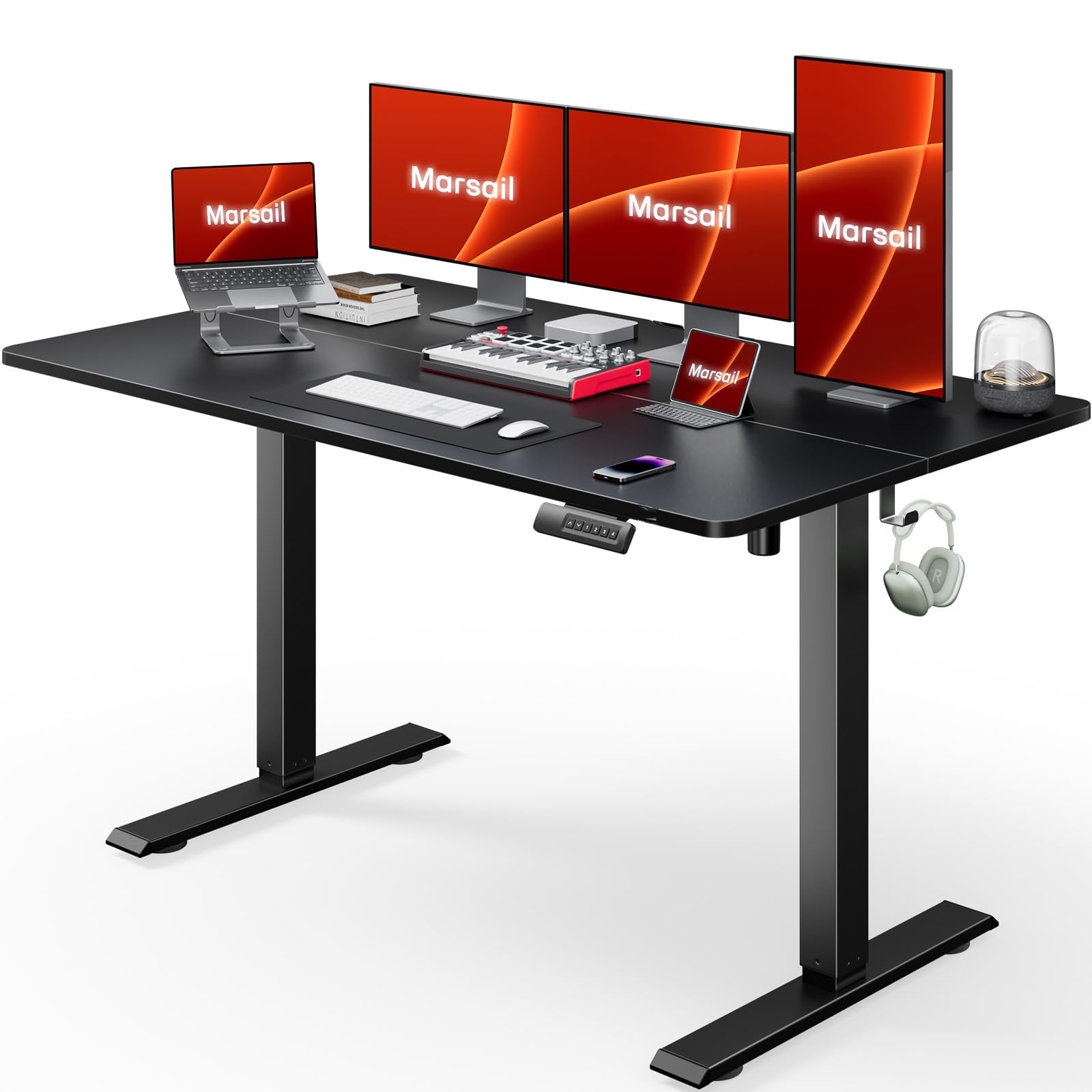 Snapklik.com : Marsail Standing Office Desk,Adjustable Heights,Stand Up ...