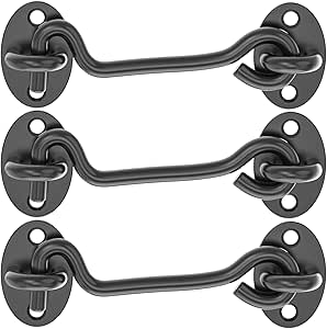 INBOF 2 Pack Barn Door Latch, 4 Inches Premium Door Hook Latch ...