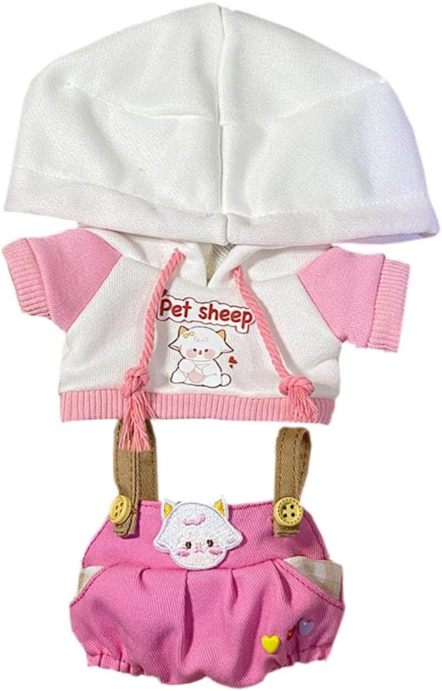 Amazon.com: niannyyhouse 20cm Plush Doll Clothes Frog Puppy Lamb ...